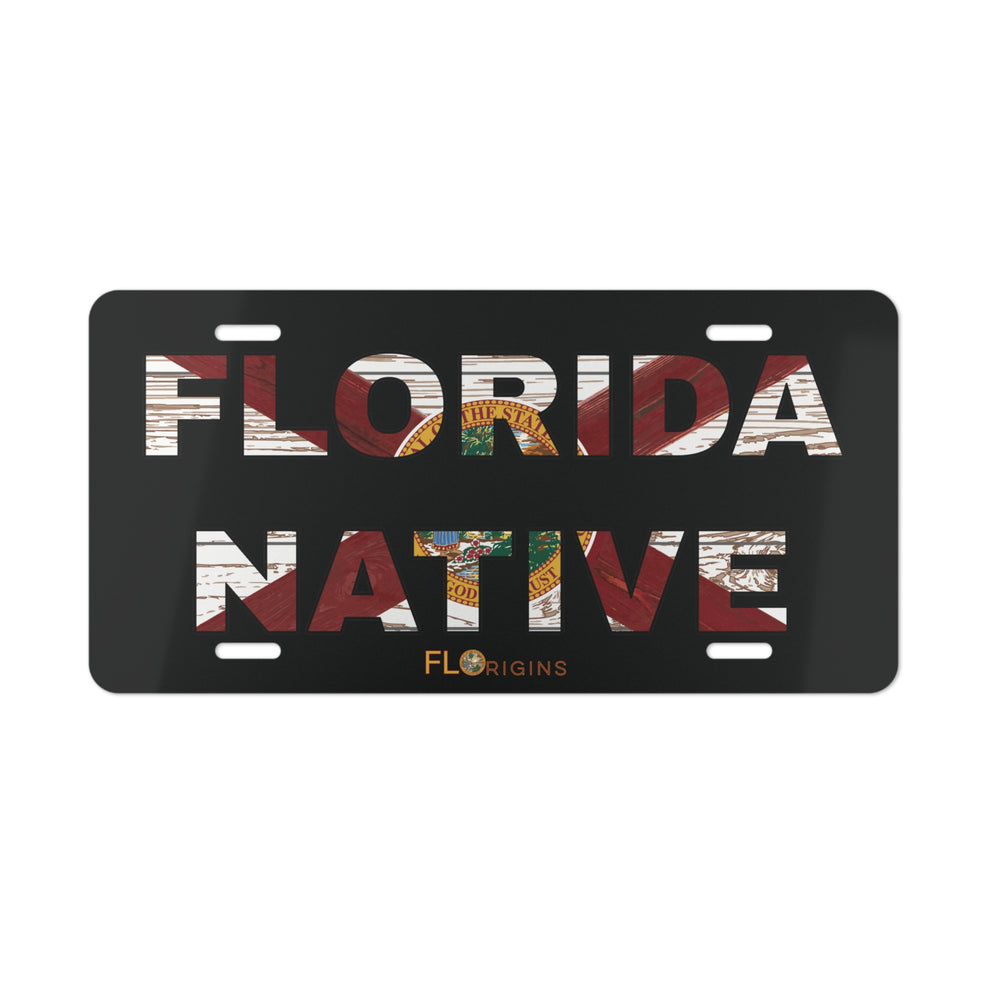 Florida Native License Plate (Black) – FLOrigins